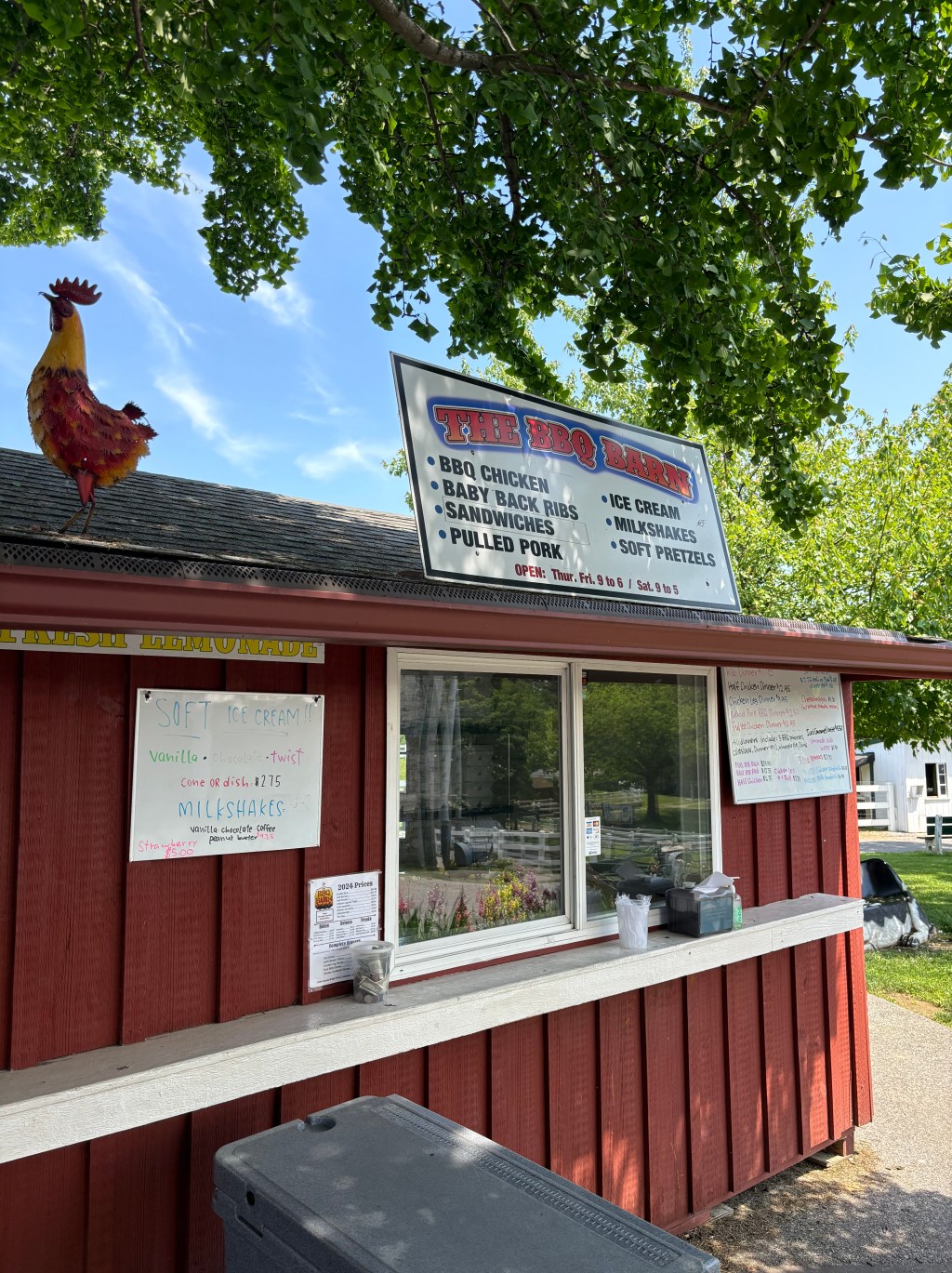 Menu – The BBQ Barn at The Amish Farm and House